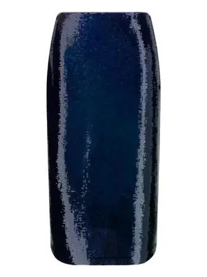 TOM FORD Sequin Embellished Pencil Skirt - Blue