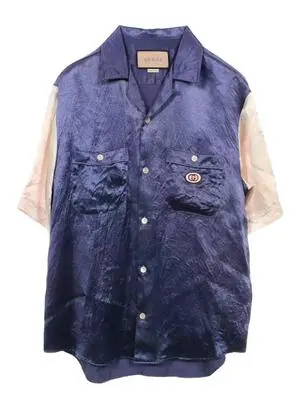 Gucci 2010s Interlocking G Short-sleeve Shirt - Blue