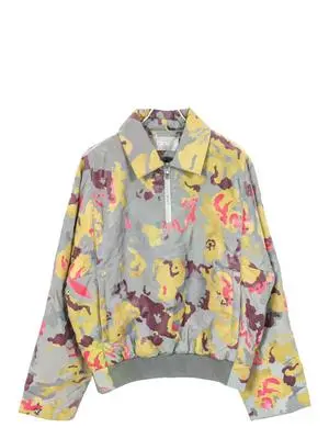 Dior Reflective Camouflage Zip-up Jacket - Grey