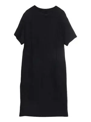 Hermès H-pattern Knit Short-sleeved Dress - Black