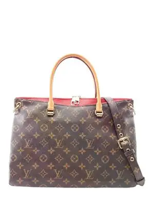 LOUIS VUITTON Pallas Monogram Handbag - Brown