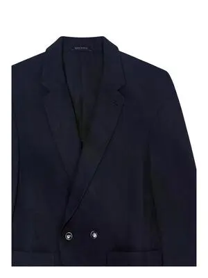 Giorgio Armani Double-breasted Coat - Blue