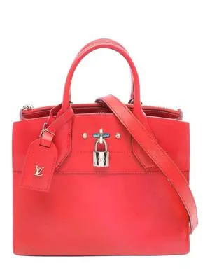 LOUIS VUITTON City Steamer Tote Bag - Red