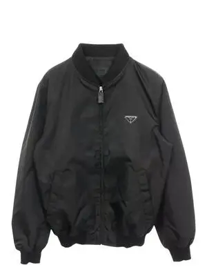 Prada Re-nylon Bomber Jacket - Black