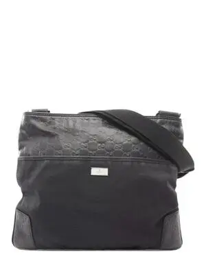 Gucci Guccissima Shoulder Bag - Black