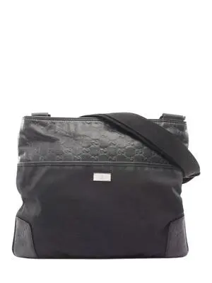 Gucci Guccissima Shoulder Bag - Black