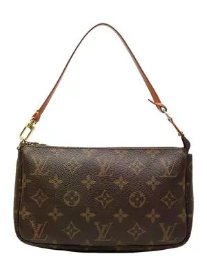 LOUIS VUITTON Monogram Pochette Accessoires Shoulder Bag - Brown