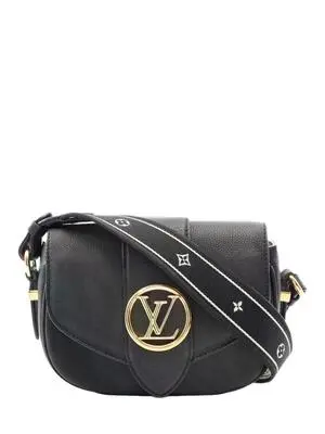 LOUIS VUITTON Pont 9 Mini Shoulder Bag - Black