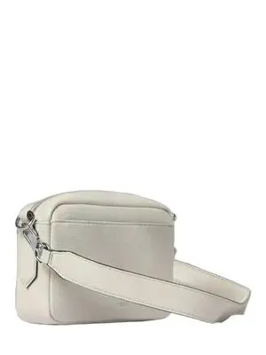 BOSS Logo Plaque Shoulder Bag - Neutrals
