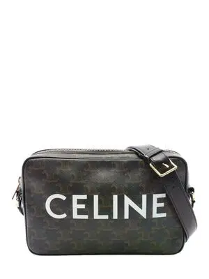 Celine Medium Triomphe Messenger Bag - Black