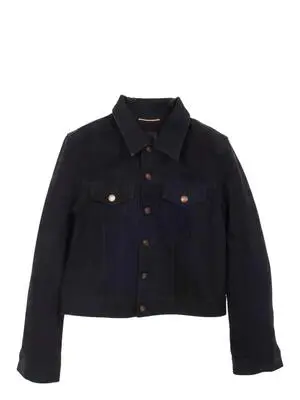 Saint Laurent Button-up Denim Jacket - Black