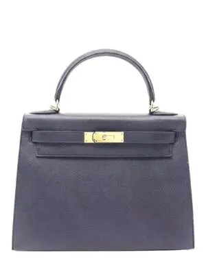 Hermès 28 Kelly Tote Bag - Blue