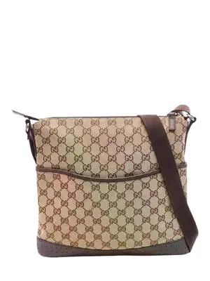 Gucci 2000s Gg Canvas Cross Body Bag - Neutrals
