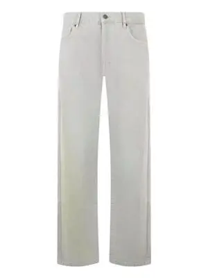 Moschino Embroidered Jeans - Grey