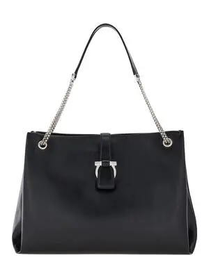FERRAGAMO Mia Tote Bag - Black