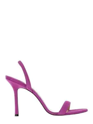 JIMMY CHOO Jimmy Choo Suede Slingback Sandals With Stiletto Heel Violet