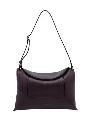 WANDLER Penelope Shoulder Bag In Calf Leather - Violet