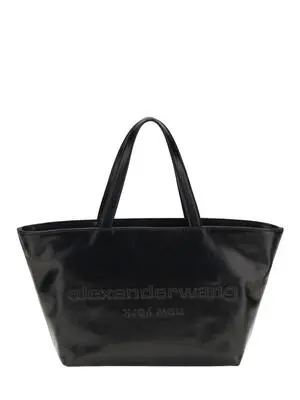 ALEXANDER WANG Alexander Wang Leather Tote Bag With Tone-on-Tone Logo And Removable Strap