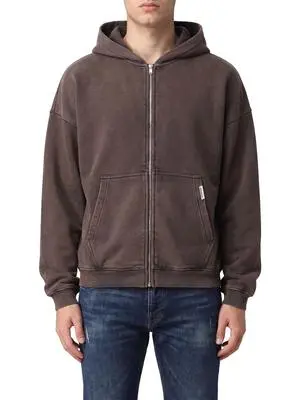 REPRESENT Zip-up Cotton Hoodie - Brown