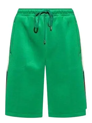 Gucci Side Stripe Logo Shorts - Green