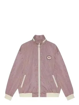 Gucci Striped Fabric Zip Jacket - Red
