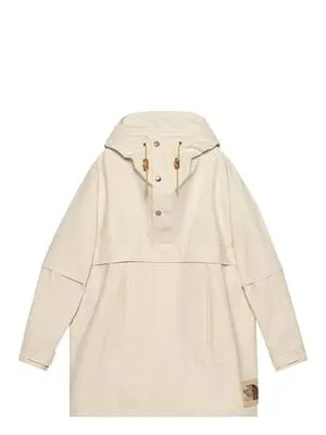 The North Face X Gucci Light Nylon Anorak Jacket - Cream