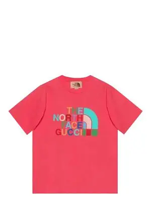 Gucci X The North Face Graphic T-shirt - Red