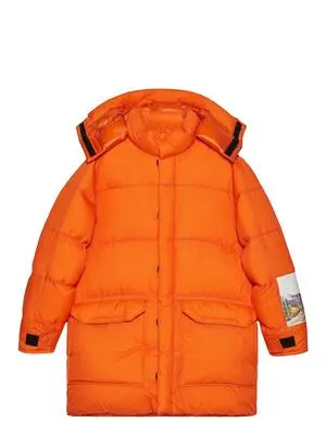 Gucci X The North Face Padded Down Jacket - Orange