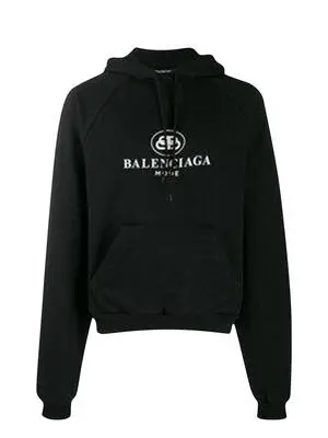 Balenciaga Mode Hoodie - Black