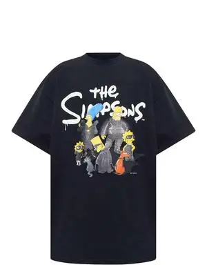 Balenciaga X The Simpsons Graphic T-shirt - Blue