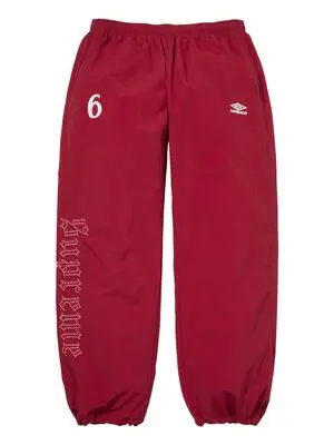 Supreme X Umbro Rhinestone Track Pant - Red