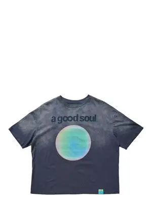 A GOOD SOUL Aura Field Graphic T-shirt - Blue