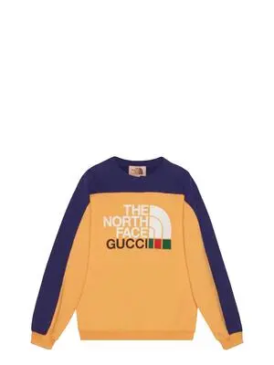 Gucci X The North Face Crewneck Sweatshirt - Yellow
