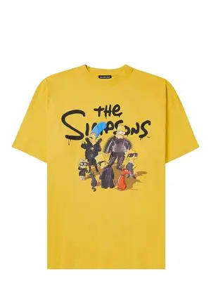 Balenciaga X The Simpsons Graphic T-shirt - Yellow