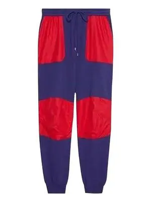 Gucci X The North Face Color-blocked Jogging Pants - Blue