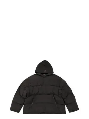Balenciaga Sporty B Puffer Jacket - Black