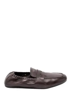 Prada Antiqued Calf Leather Loafers - Multicolor