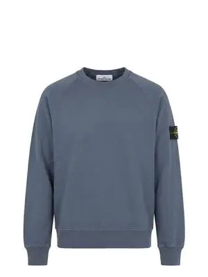 Stone Island Organic Cotton Fleece Sweatshirt - Multicolor