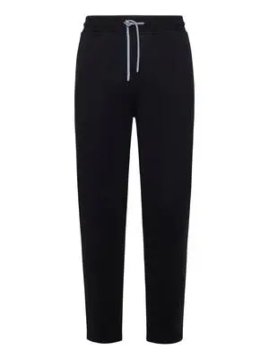 Brunello Cucinelli Trousers In Cotton And Cashmere Blend - Multicolor