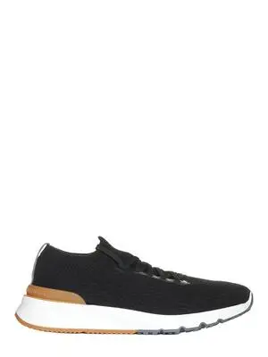 Brunello Cucinelli Lace-up Sneakers With Chunky Sole - Multicolor