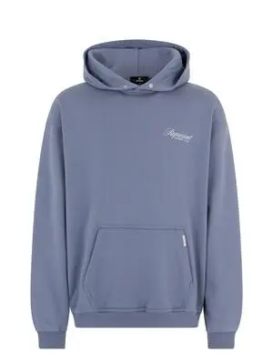 REPRESENT Hooded Owners Club Script Sweatshirt Fw25 - Blue