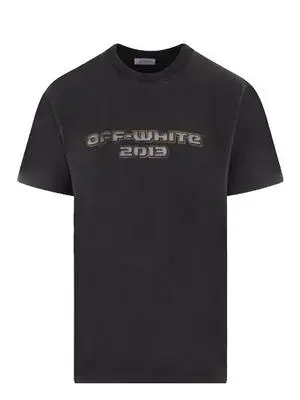 Off-White Digit Bacchus Slim Short-sleeve Tee - Black