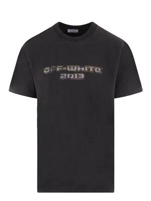 Off-White Digit Bacchus Slim Short-sleeve Tee - Black