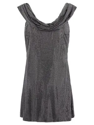 Giuseppe Di Morabito Embellished Sleeveless Mini Dress - Grey
