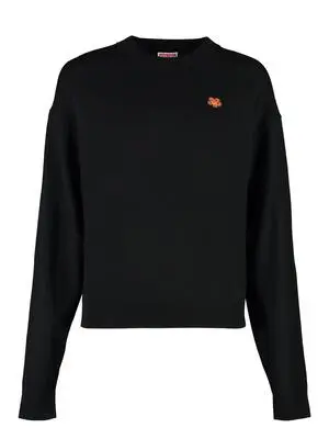 Kenzo Boke Flower Wool Sweater - Black