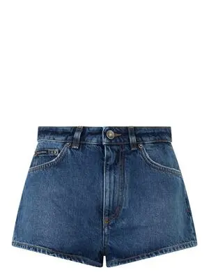 Dolce & Gabbana High Waisted Mini Shorts - Denim