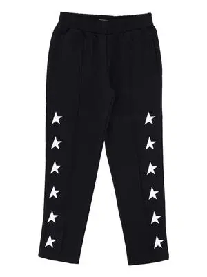 GOLDEN GOOSE Mini Jogging Pants With Multistar Design - Blue