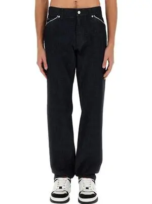Dolce & Gabbana Piped Straight-leg Jeans - Denim