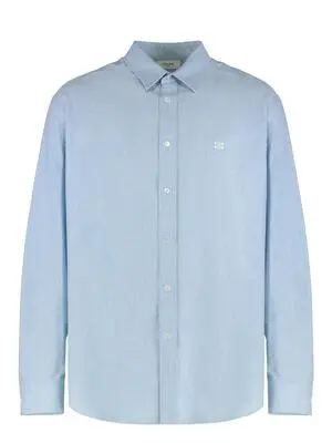 Celine Loose Cotton Chambra Shirt For - Light Blue