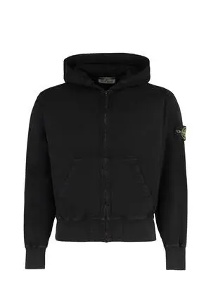 Stone Island Hoodie Sweater - Black